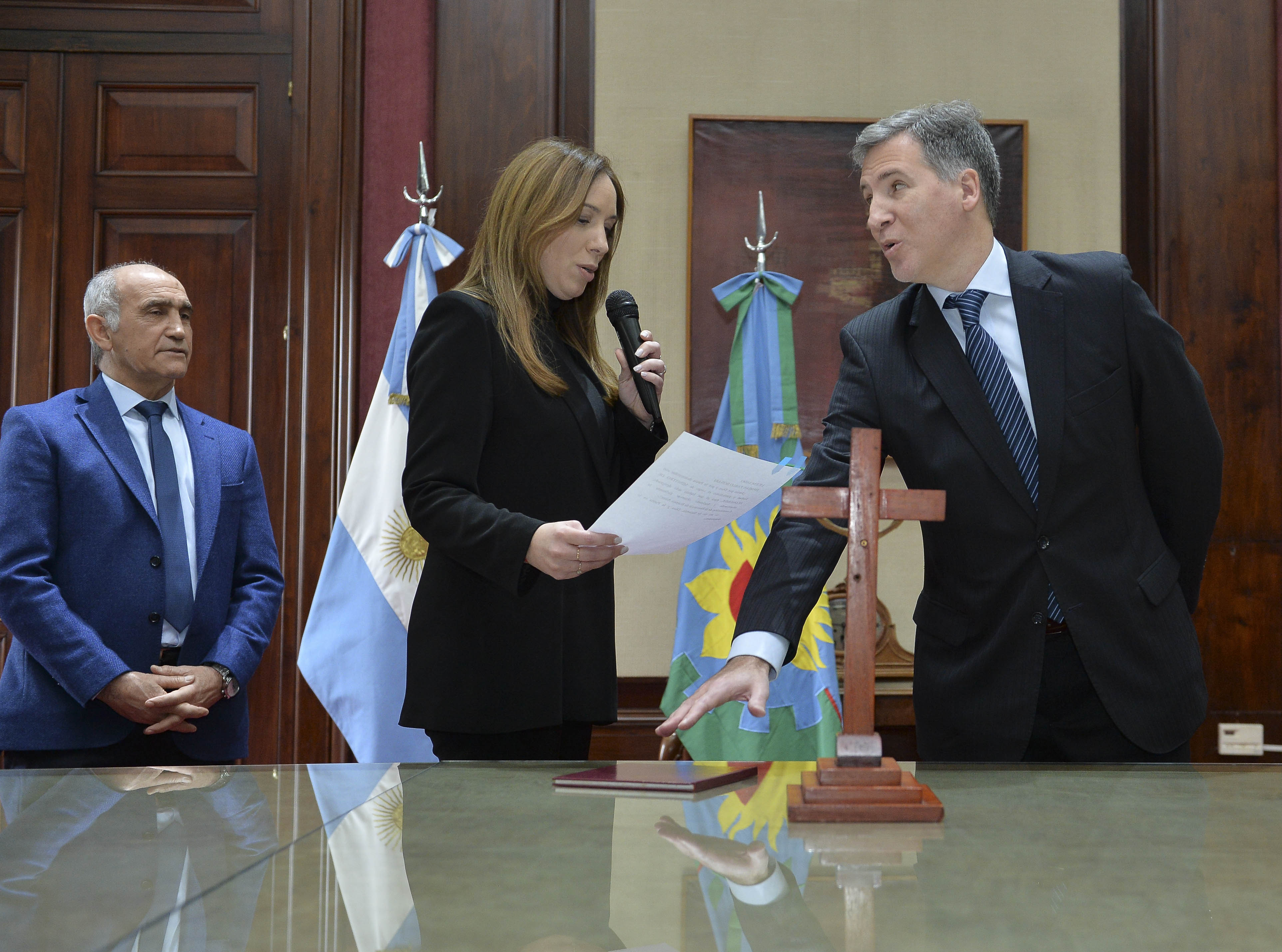 Vidal le tomó juramento a Bonari, quien prepara medidas «de alivio ...