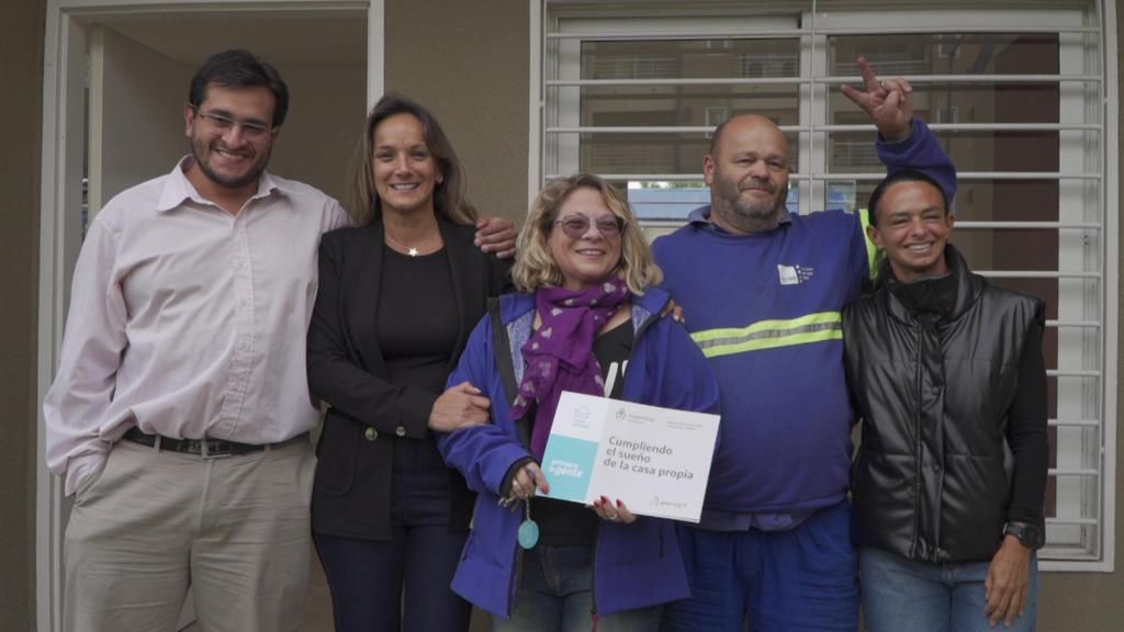 Procrear II: Malena Galmarini junto a Scatolini y autoridades del SGBATOS realizaron una nueva ...